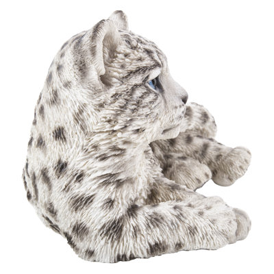 Hi-Line Gift Ltd. Snow Leopard Cub Statue & Reviews | Wayfair