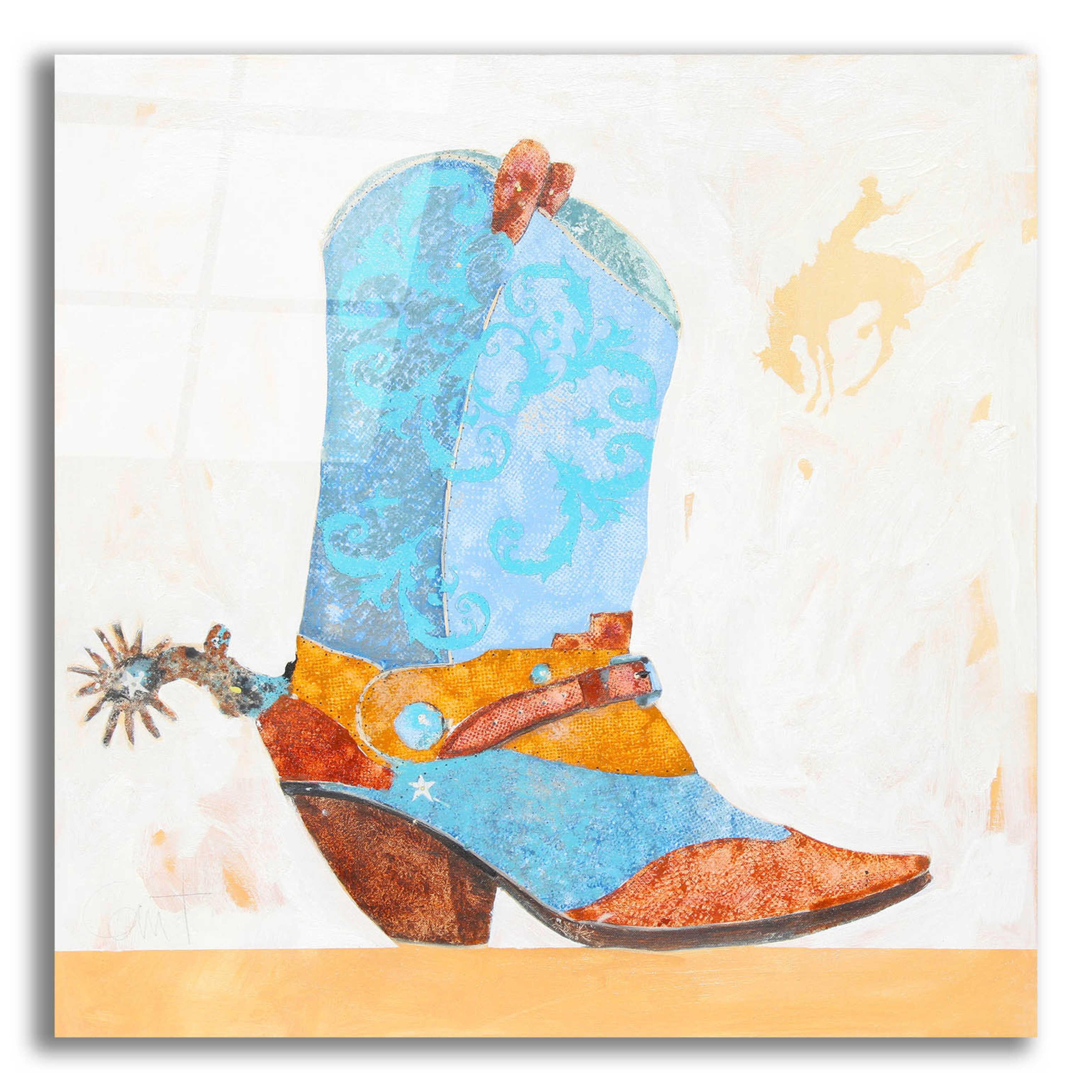 August Grove® Insiya Boy Boot On Plastic/Acrylic by Anthony Grant Print ...