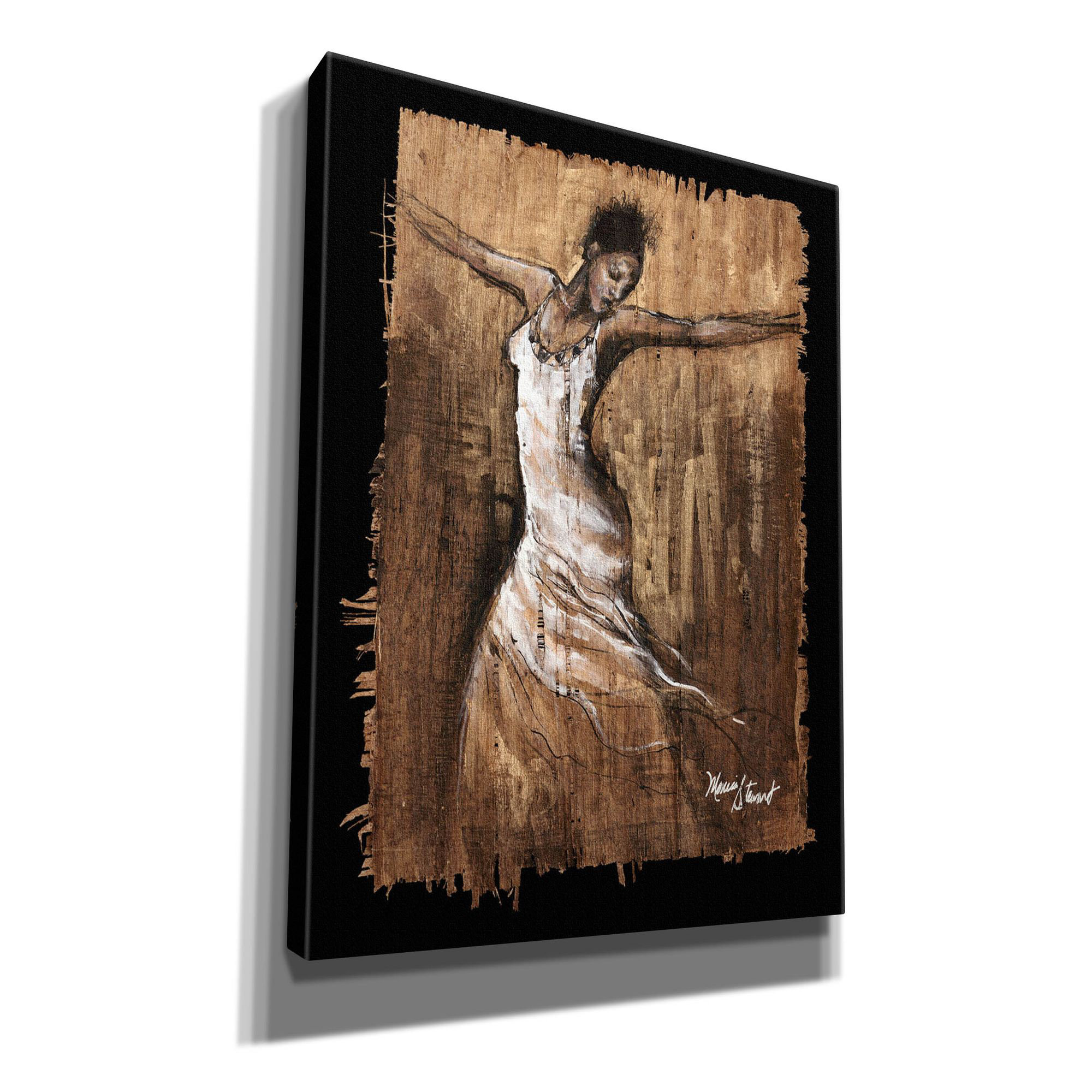 Bungalow Rose 'Graceful Motion I' By Monica Stewart, Canvas Wall Art ...