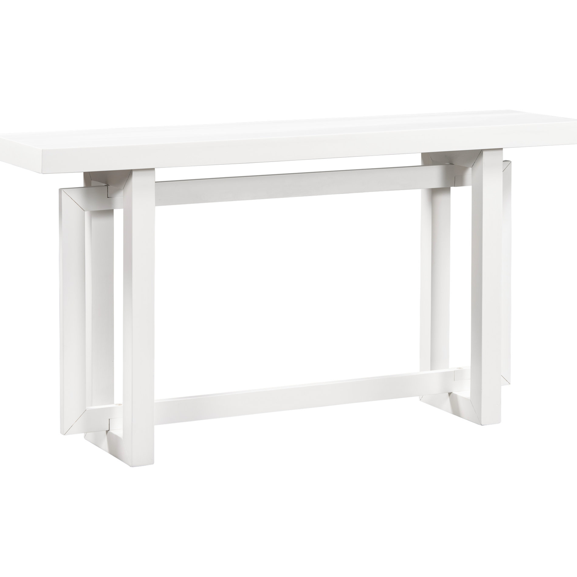 Latitude Run® Extra Long Bedroom Console Table - Wood Top, Contemporary ...