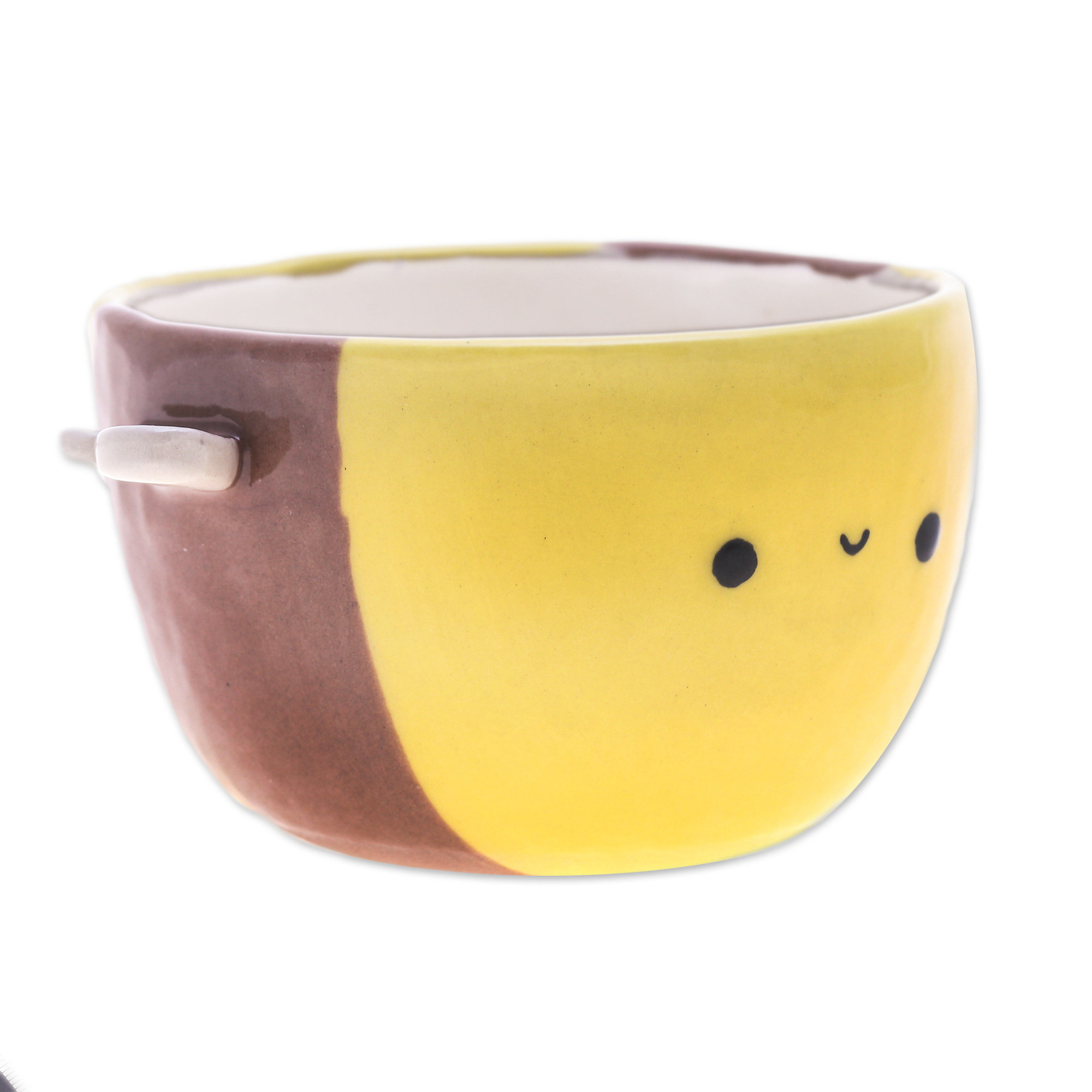 Zoomie Kids Handmade Bee Epoch Ceramic Flower Pot (Medium) | Wayfair