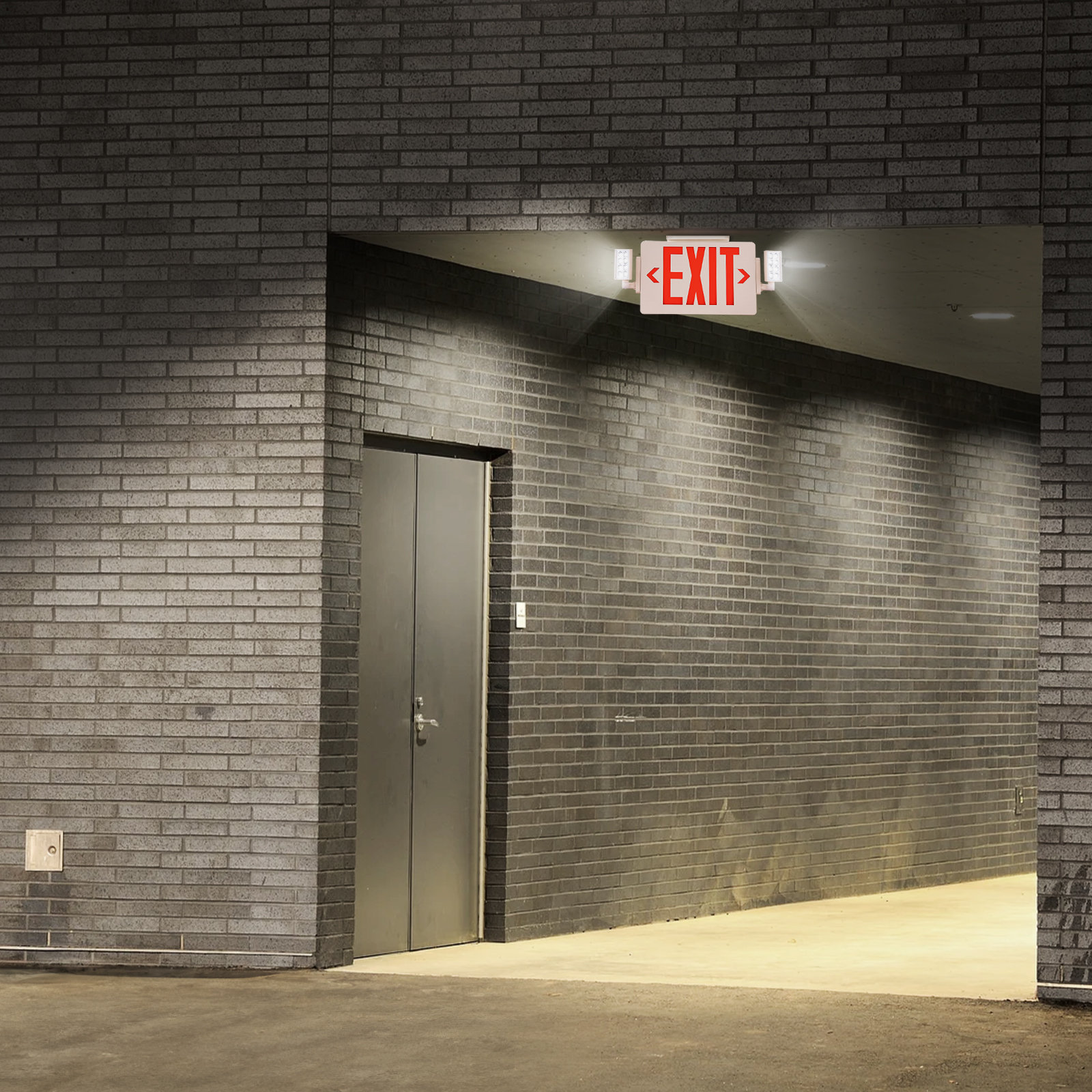 VEVOR LED Double Sided Emergency Exit Combo Sign - Wayfair Canada