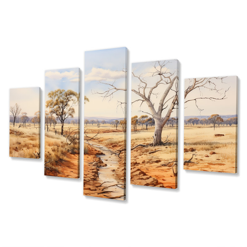 Lark Manor™ 'Australian Outback Landscape I - Australia Multipanel Wall ...