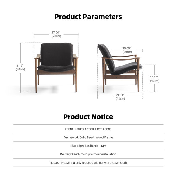 Corrigan Studio Chaise ergonomique de 27,56 pouces de large, dossier ...