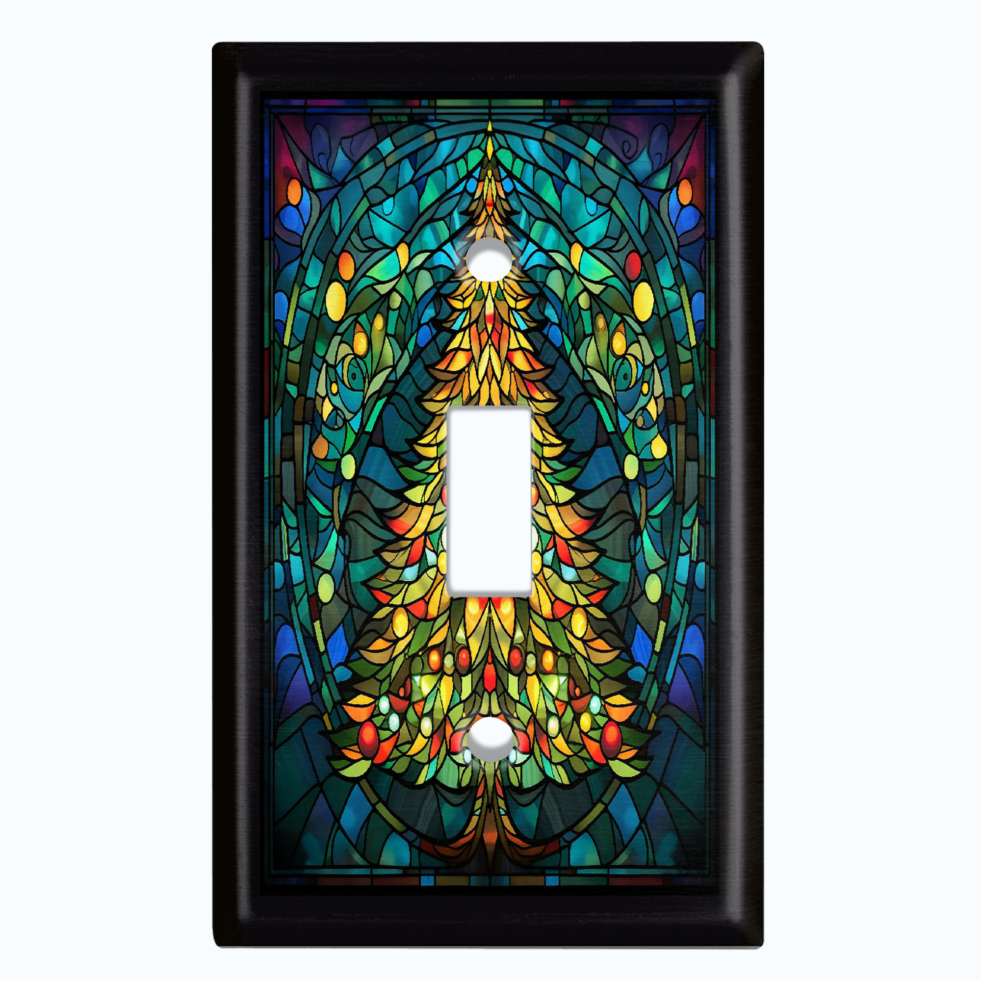 WorldAcc Christmas Festive Tree Lights 1 - Gang Toggle Light Switch ...