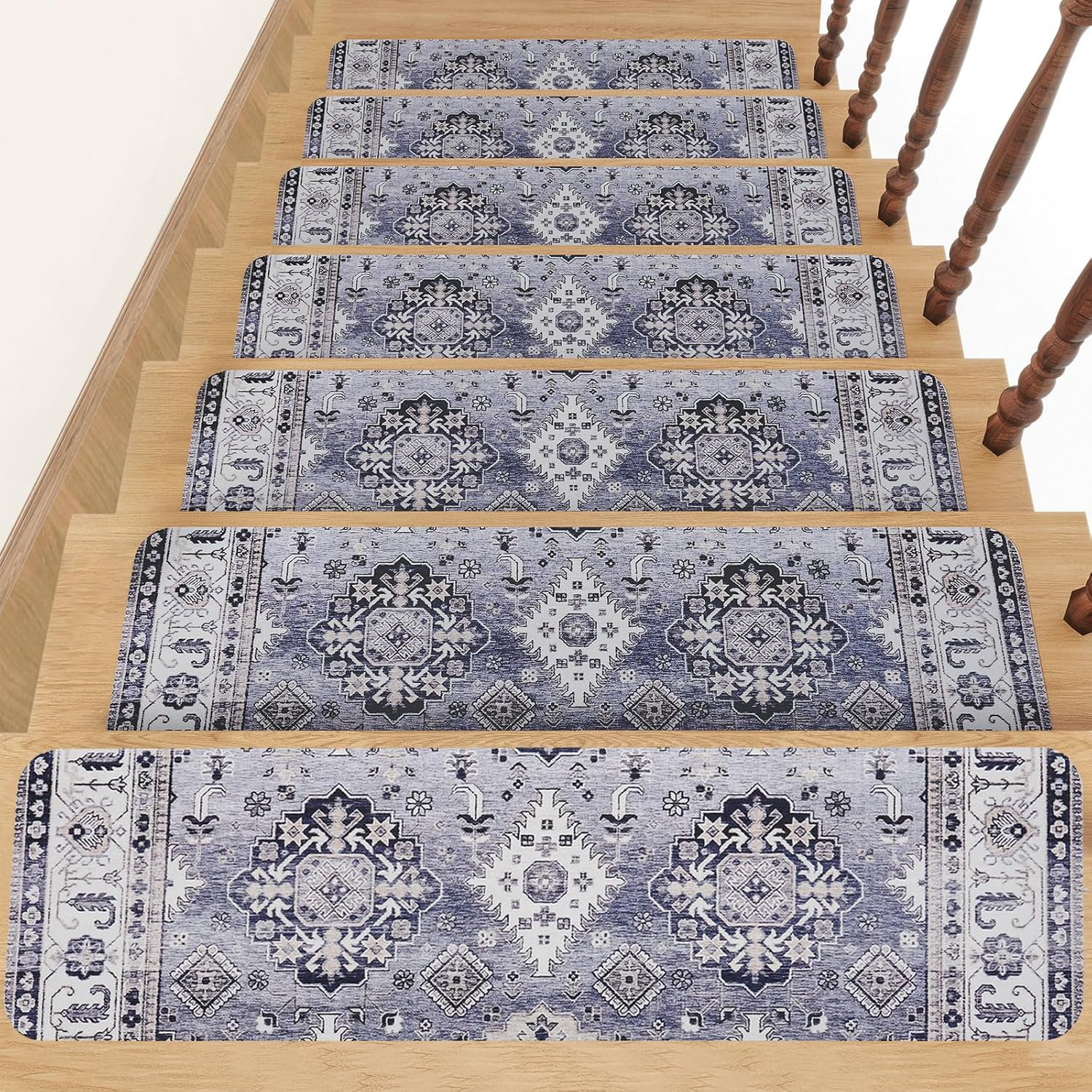 Wildon Home® Non Slip Stair Treads Indoor,Stair Treads For Wooden Steps ...