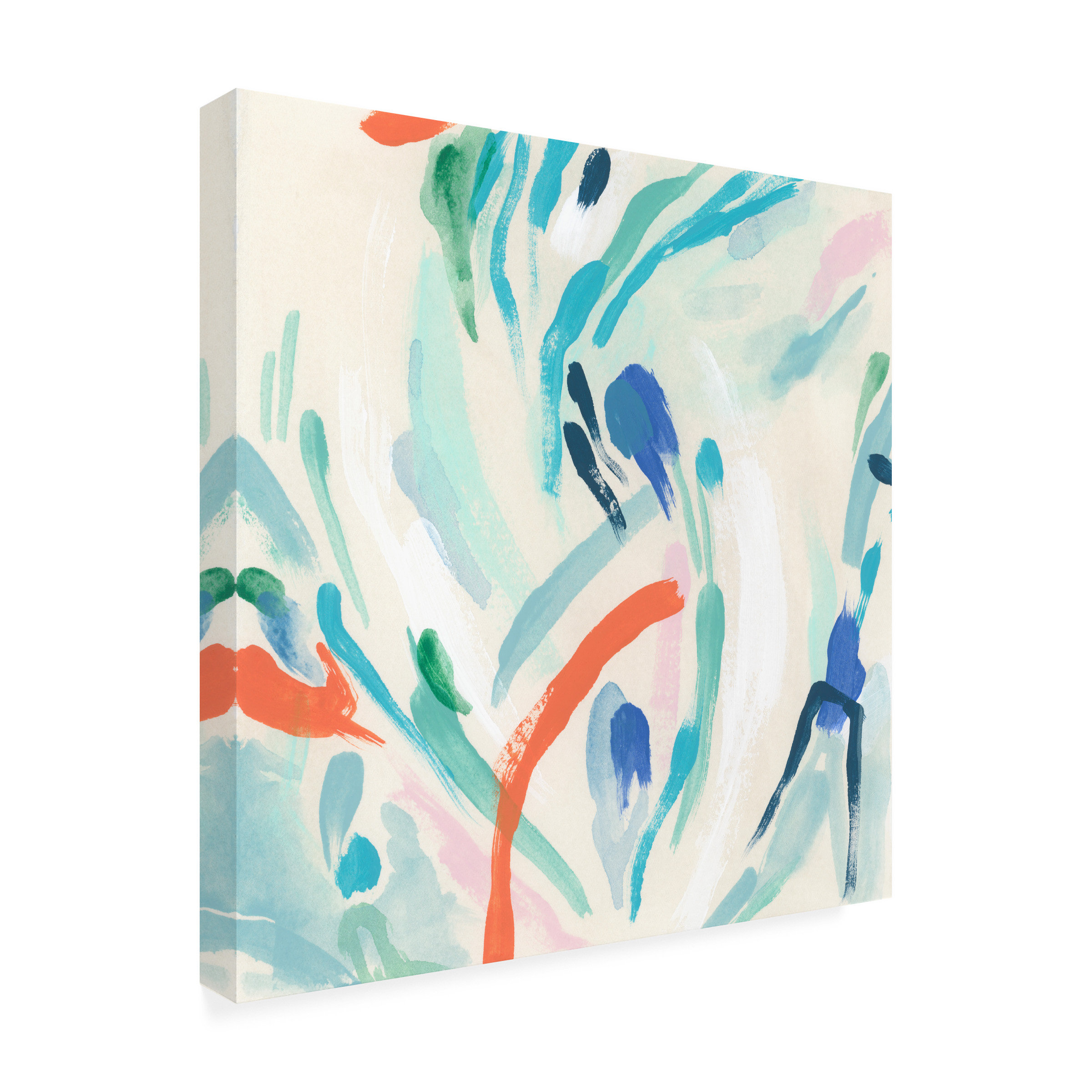 Wrought Studio™ Mamun Spatial Interaction III On Canvas Painting | Wayfair