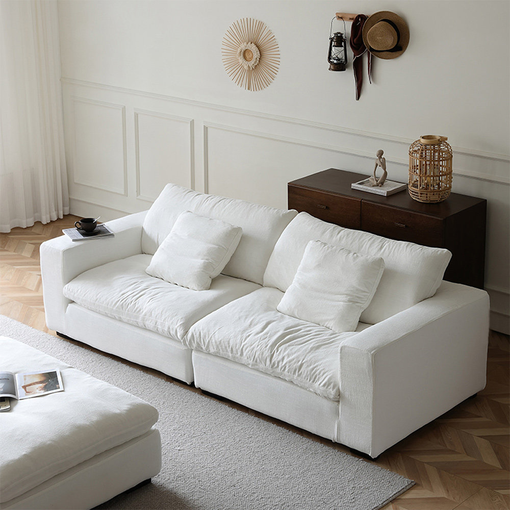 Awning Specs White 100% Polyester Modular Sofa cushion couch | Wayfair