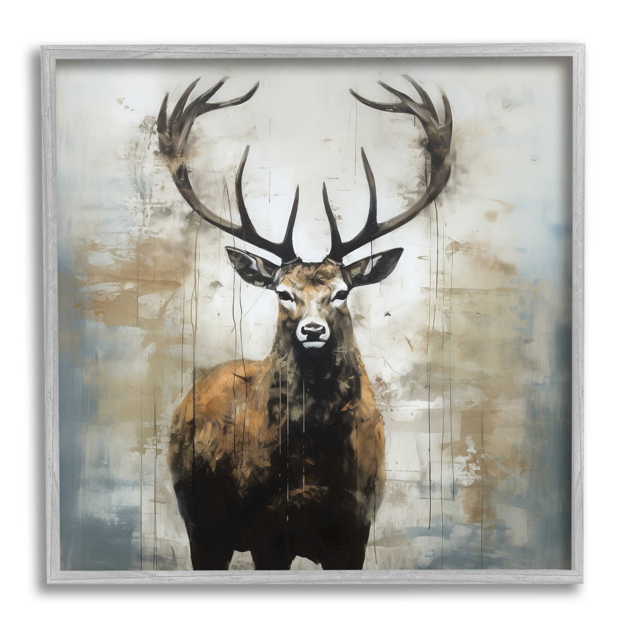 Stupell Industries Rustic Woodland Deer Print | Wayfair