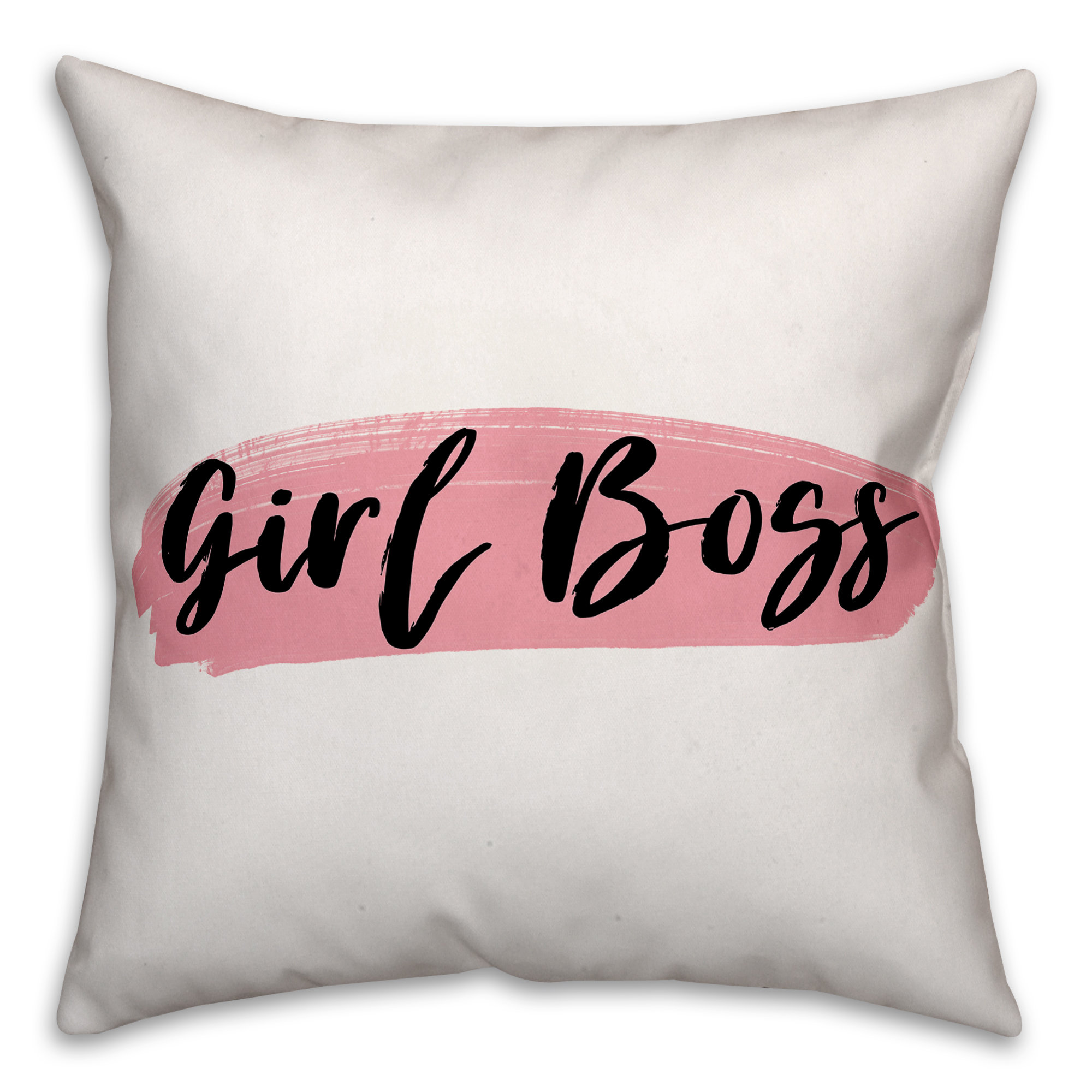 Designs Direct Creative Group Girl Girl Boss Throw Pillow | Wayfair