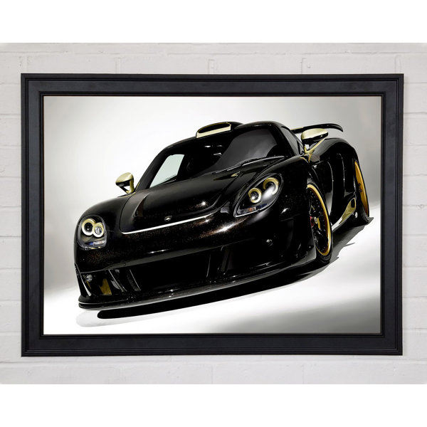 Ebern Designs Lamborghini Black Gold - Single Picture Frame Art Prints ...