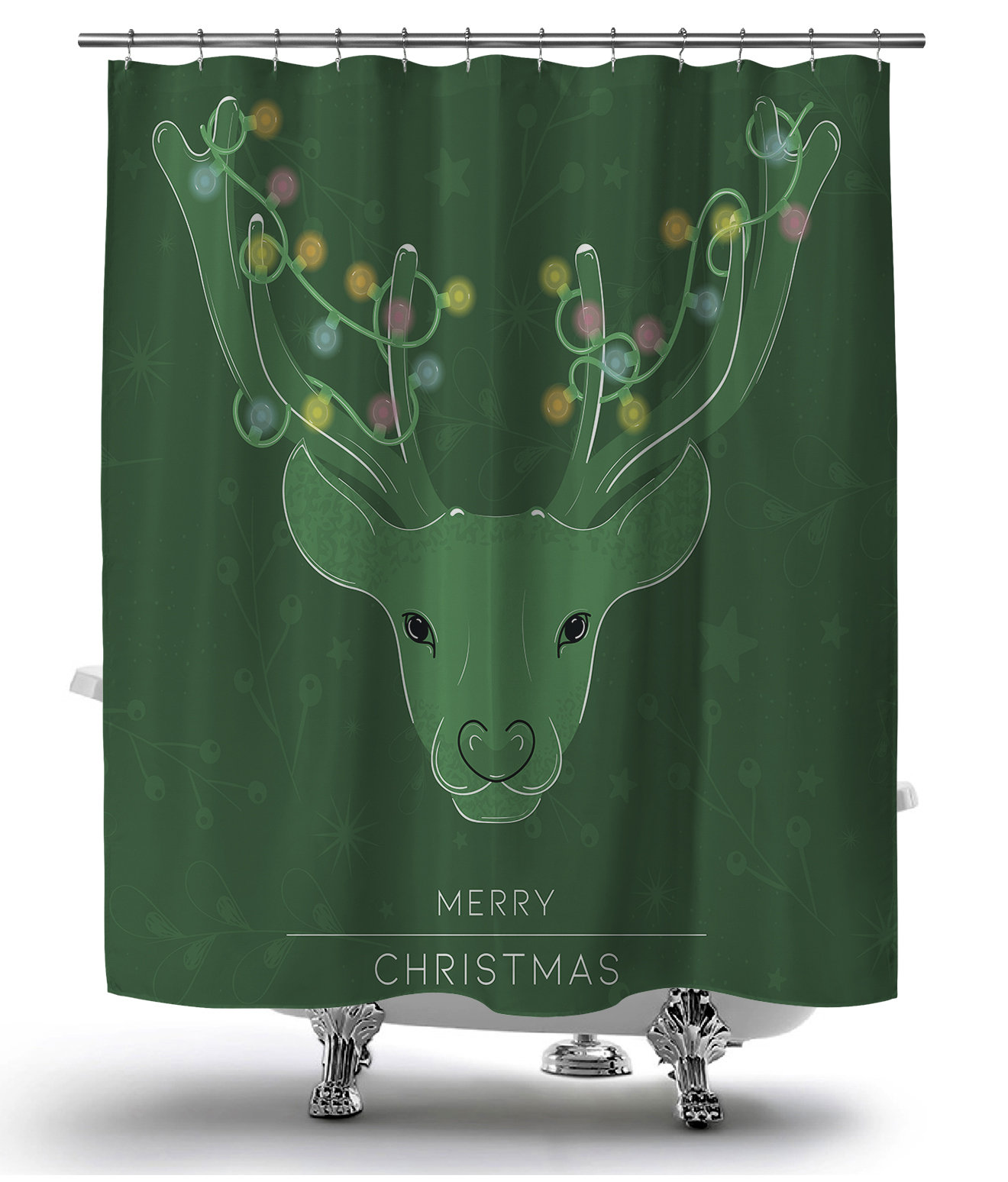 The Holiday Aisle® Kyriakos Shower Curtain by B2U | Wayfair