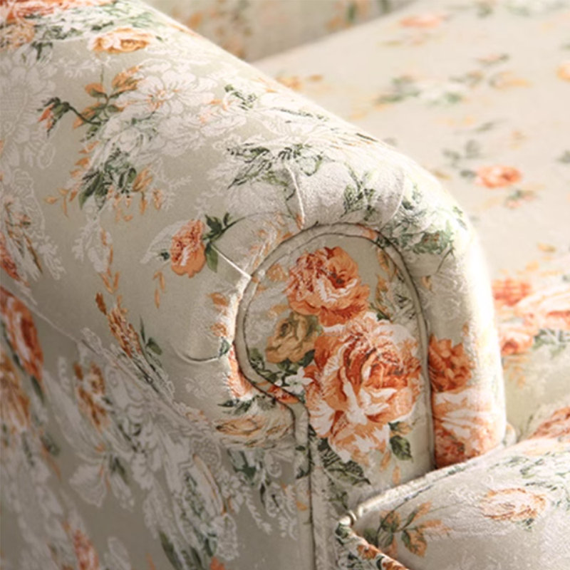 Charlton Home® Cozy Floral - Patterned Lounge Chair | Wayfair