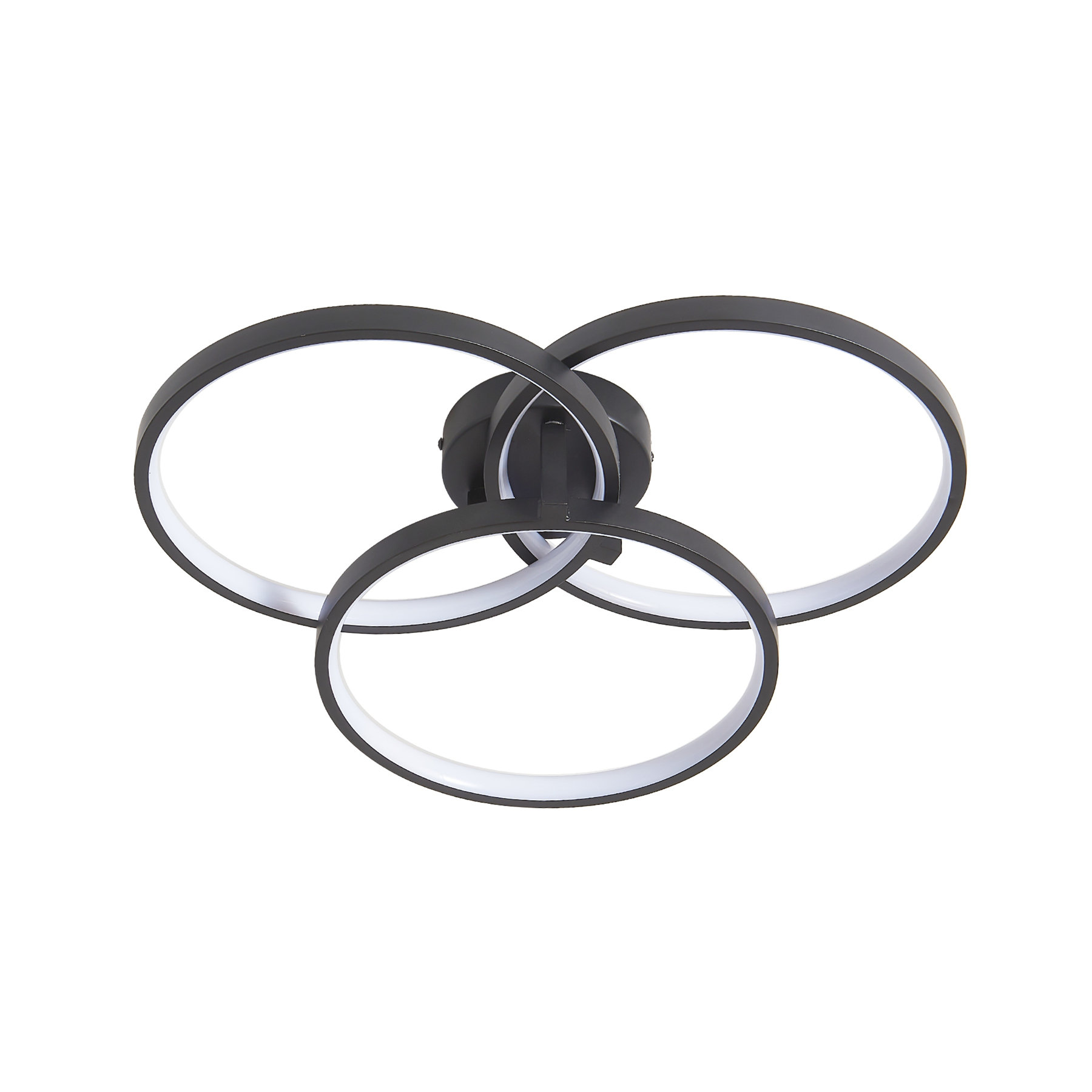 Ivy Bronx Modern Black LED Ceiling Light | Wayfair