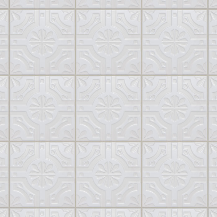 Merola Tile Triplex 7.75" x 7.75" Ceramic Patterned Wall Tile & Reviews ...