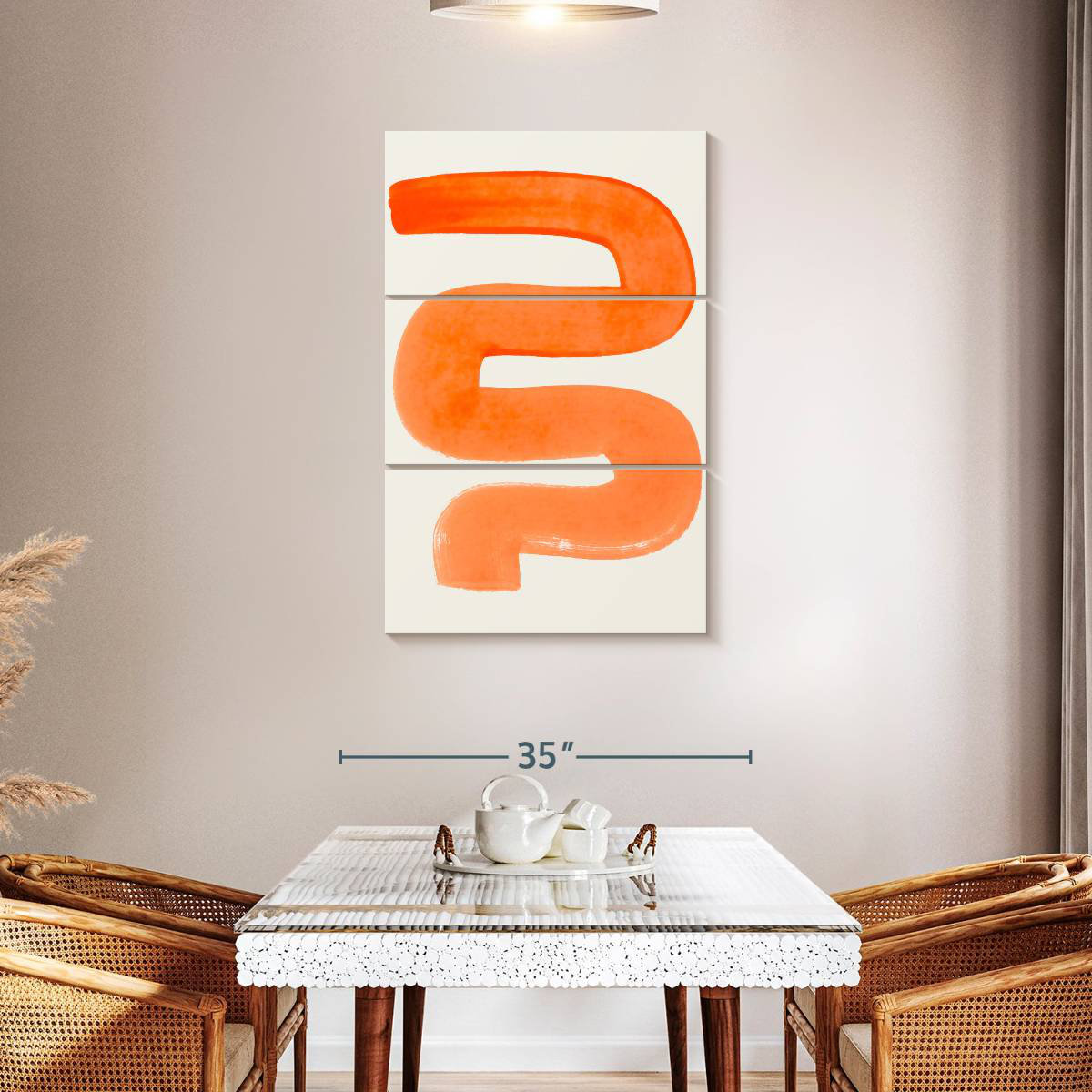 Wade Logan® Avery Orange Wiggle | Wayfair