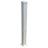 ModVue 3 in. W Aluminum Post with Welded Base & Reviews | Wayfair