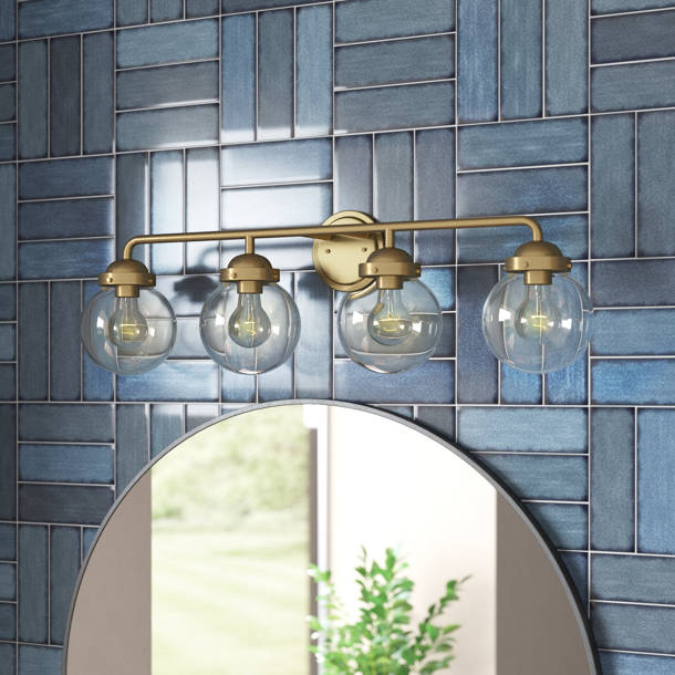 Wade Logan® Brazee Arch Wall Mirror Metal Bathroom Vanity Accent Mirror ...