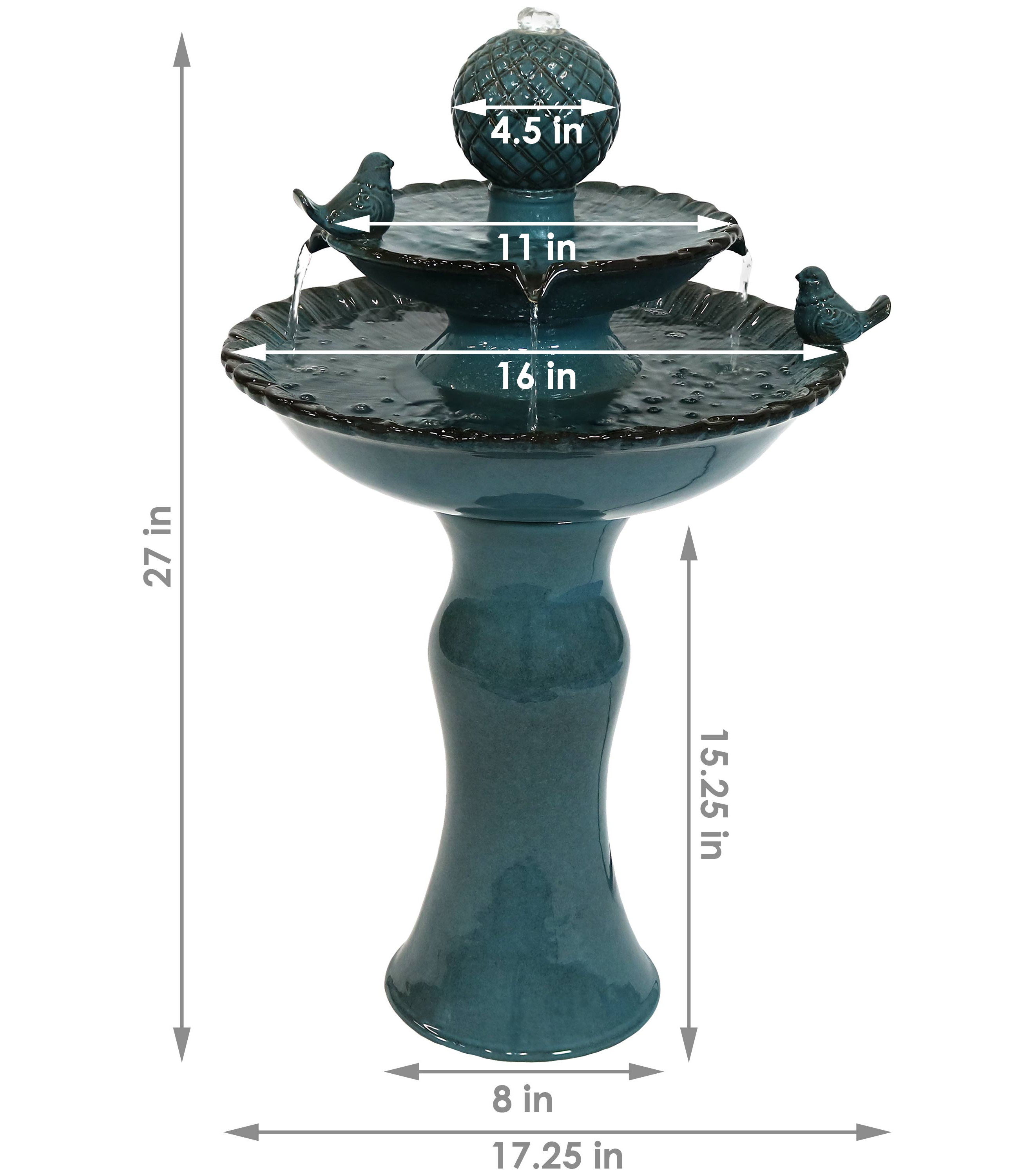 SunnyDaze Decor Ceramic Fountain & Reviews - Wayfair Canada
