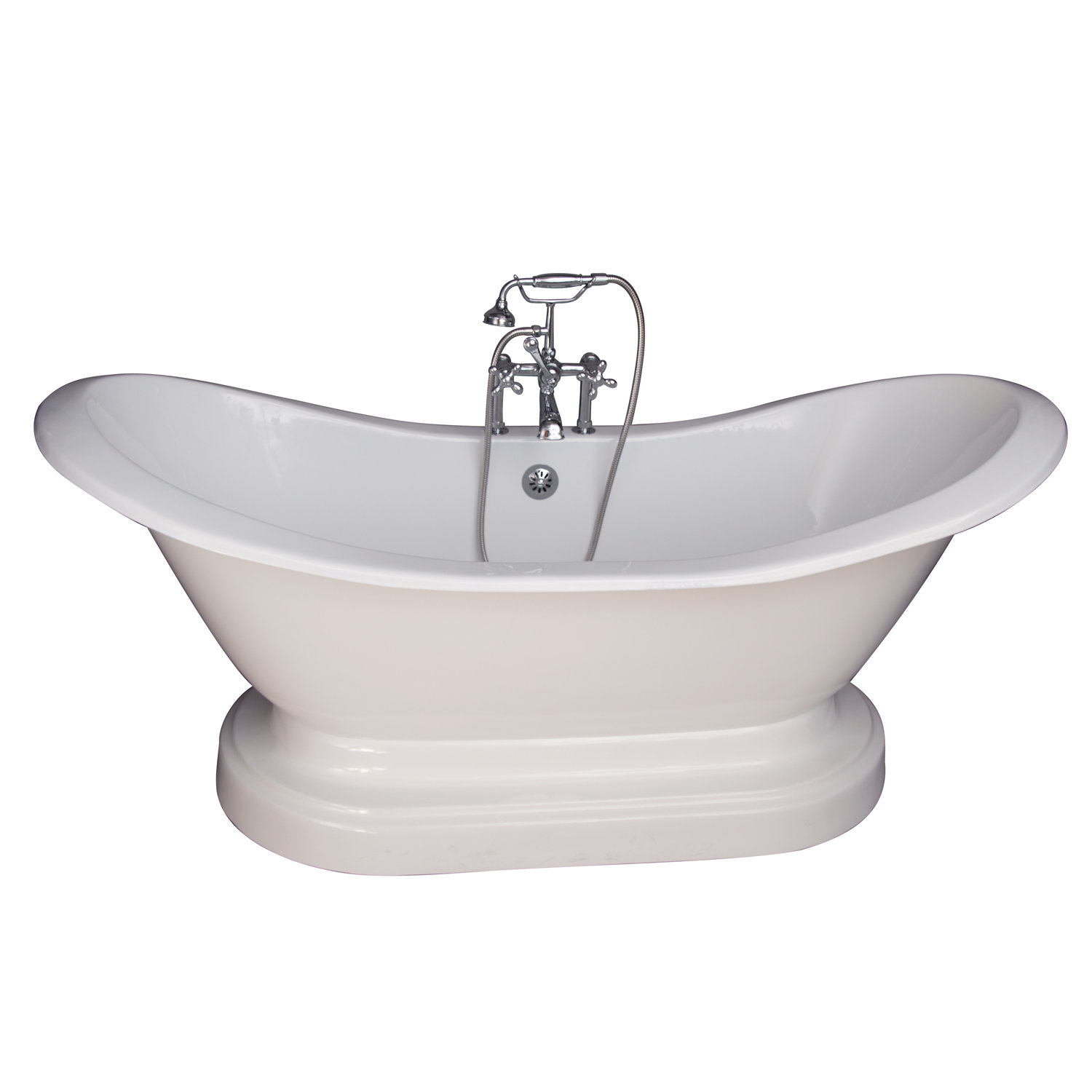 Barclay 72" x 30" Freestanding Soaking Cast Iron Bathtub | Wayfair