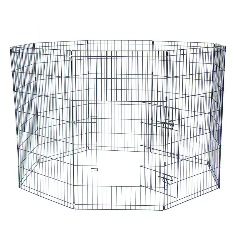 Winado 8 Panel Metal Exercise Pen With Door | Wayfair