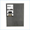 Latitude Run® Armoire with 3-Tier Shelves, 3 Drawers & Metal Handles ...