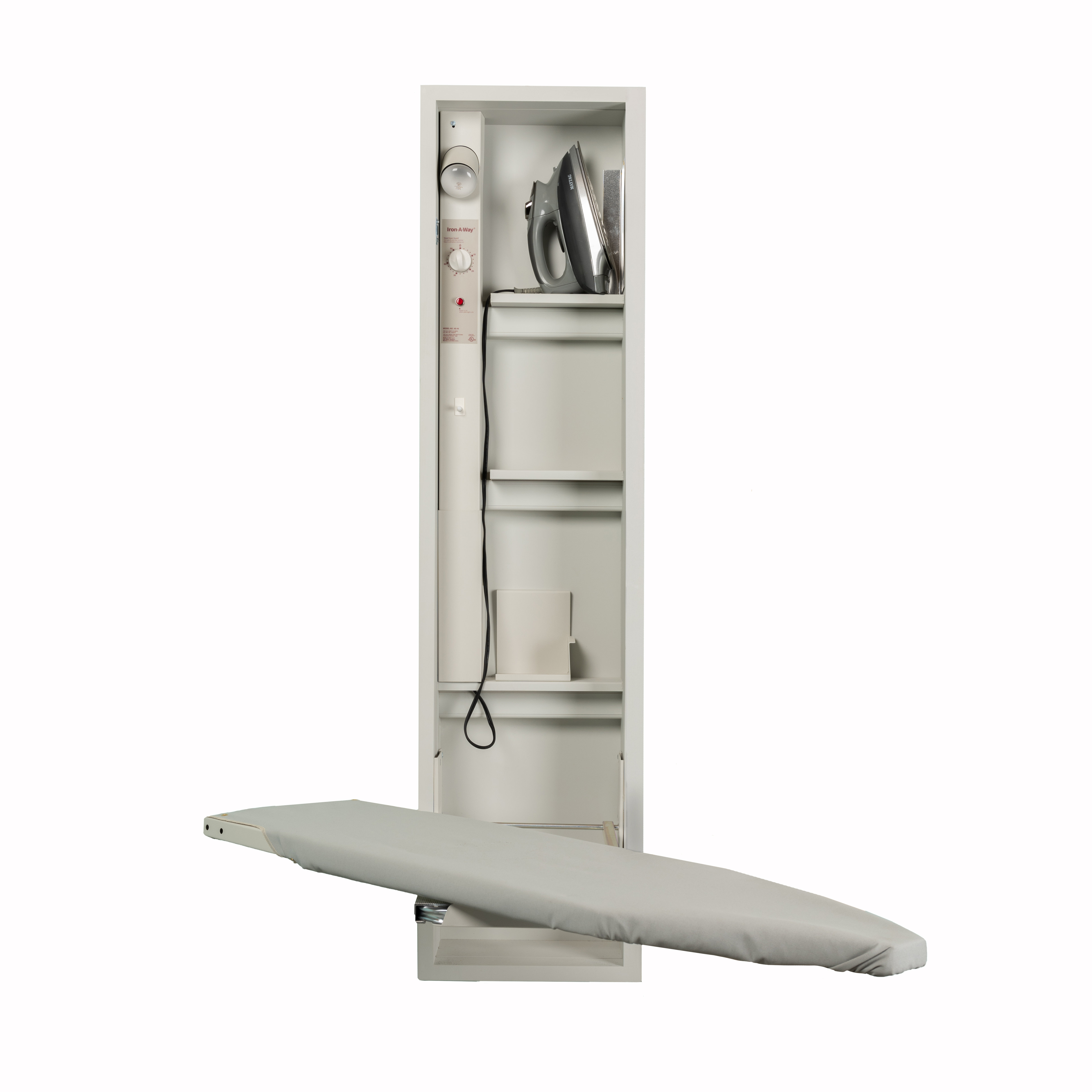 Iron-A-Way LLC Premium Built-In Ironing Center Ironing Board & Reviews ...