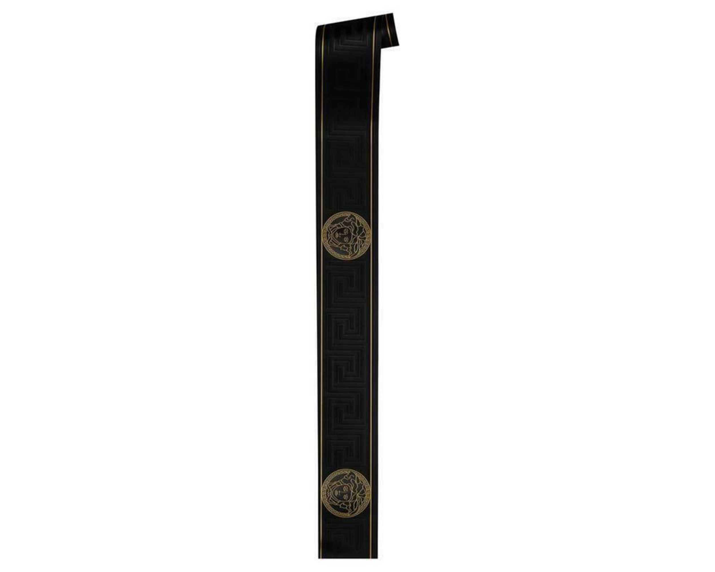 Versace Medusa Greek Key Black Gold Versace Border - Wayfair Canada