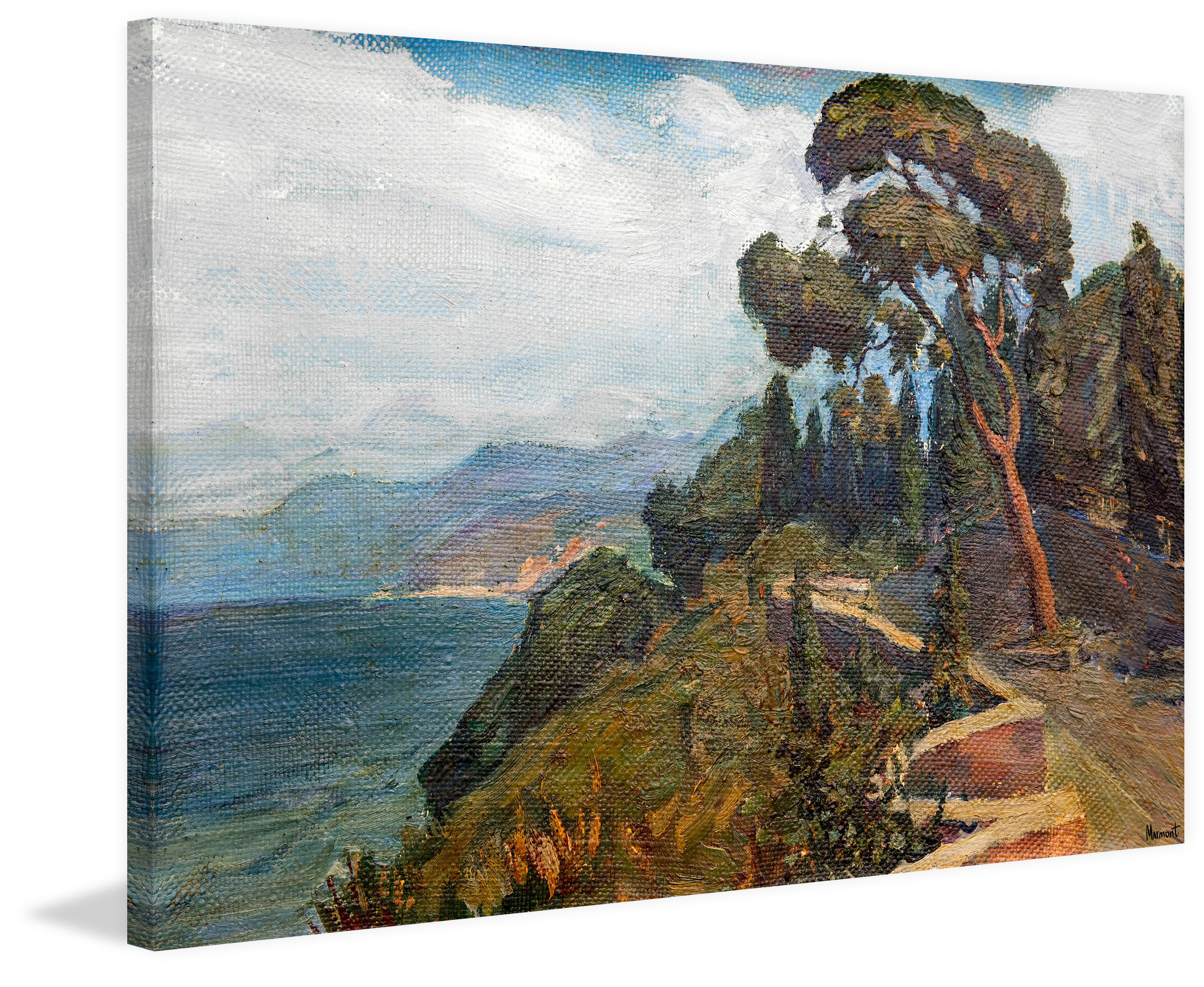 Union Rustic "Panoramic Summit" Painting Print On Wrapped Canvas ...