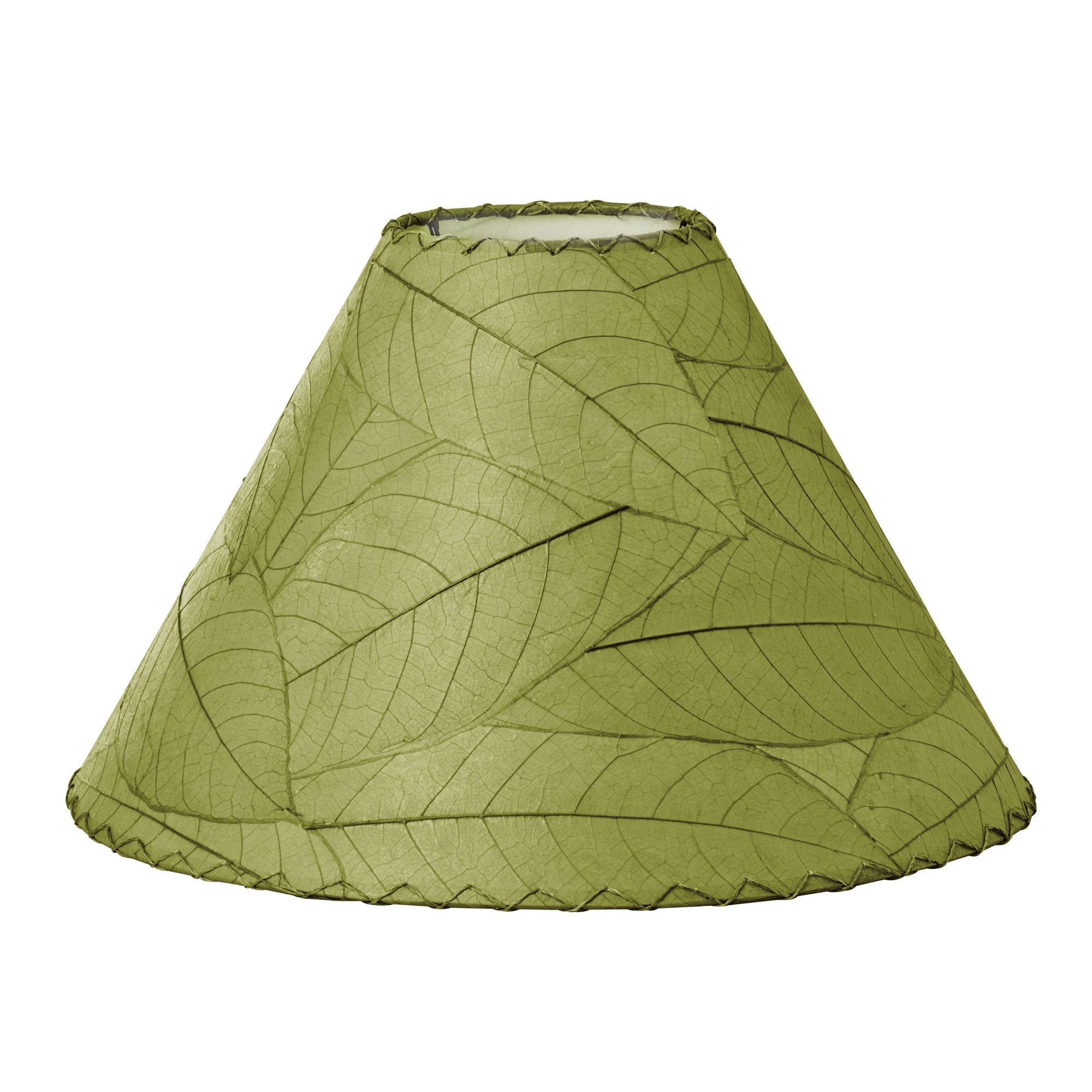 Ebern Designs Quintan 12" H Cocoa leaf Empire Lamp shade ( Screw on ...