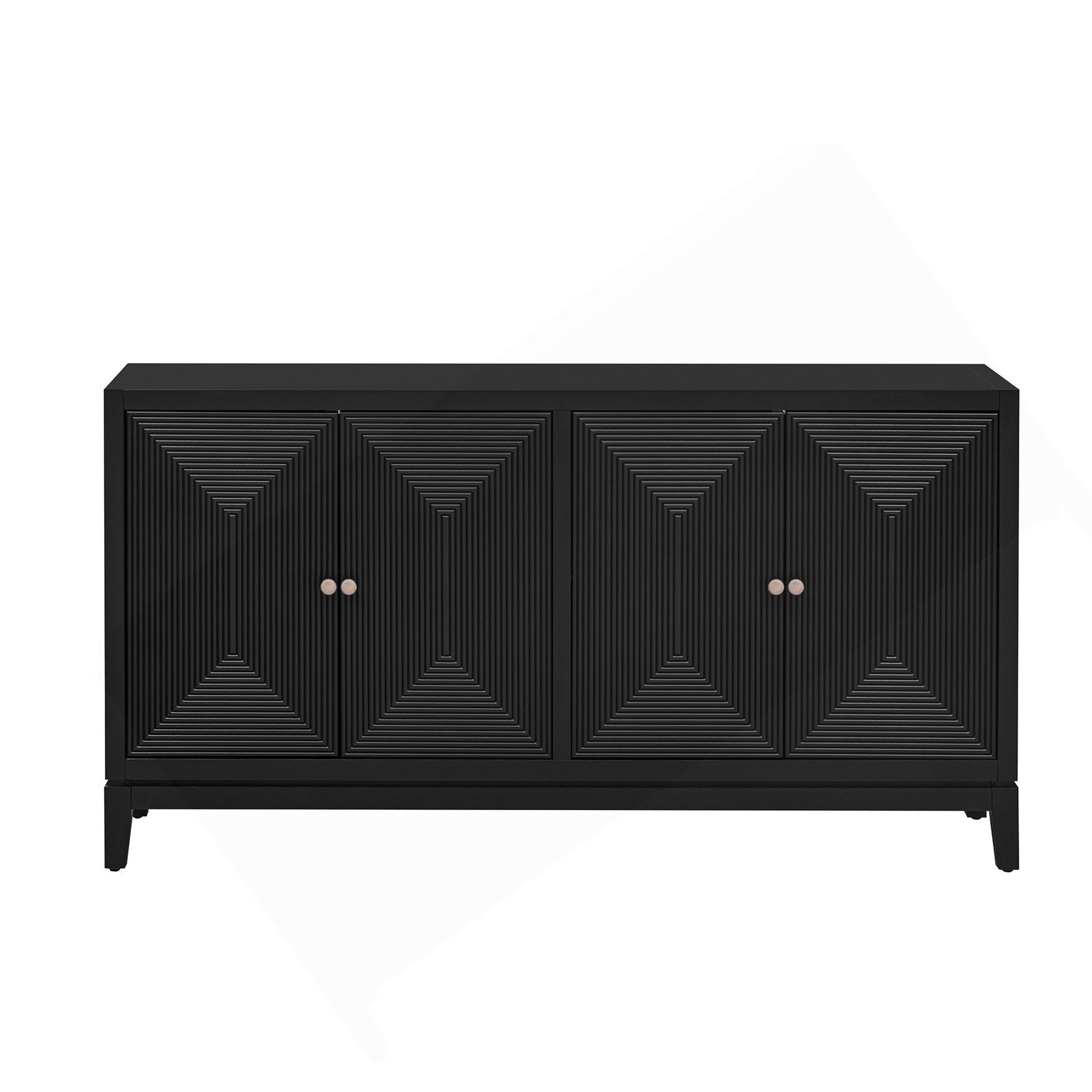 Wrought Studio™ Sleek Storage Cabinet Sideboard Buffet With Vertical ...