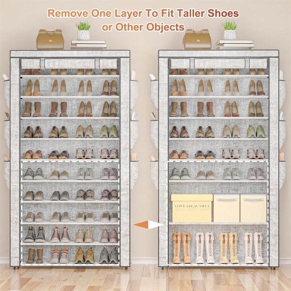 Mercer41 40 Pair Shoe Rack | Wayfair
