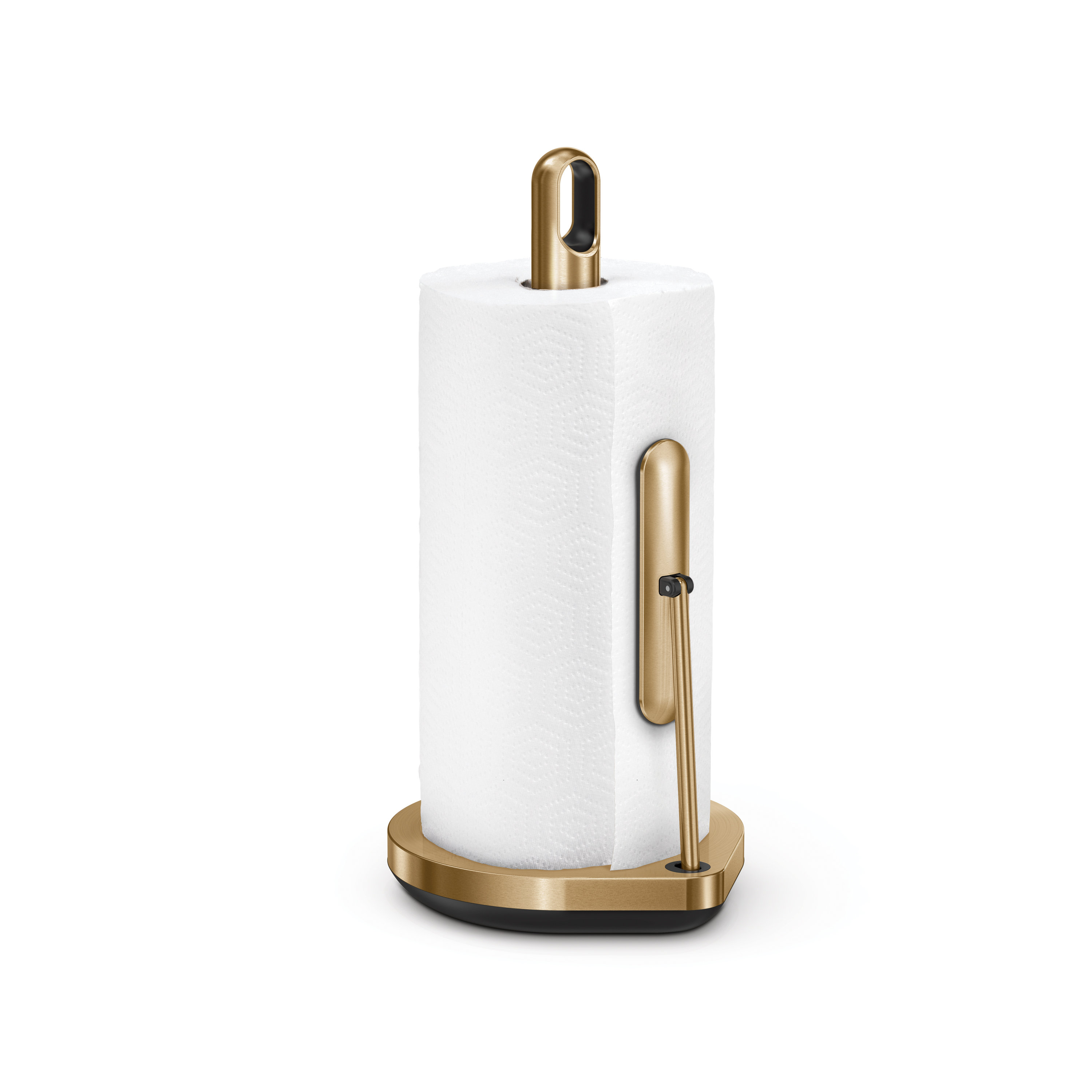 simplehuman Tension Arm Standing Paper Towel Holder, Brushed Stainless ...