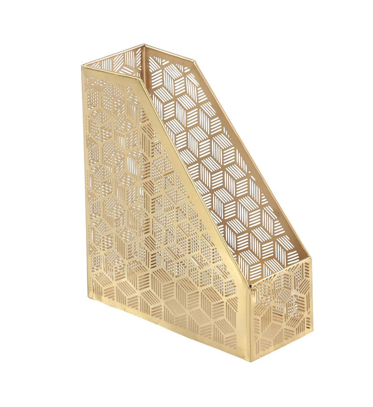Mercer41 79 Geometric Single Slot Magazine Holder with Laser Carved ...