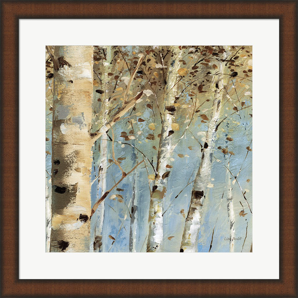 Millwood Pines White Forest IV By Lisa Audit, Framed Wall Art | Wayfair