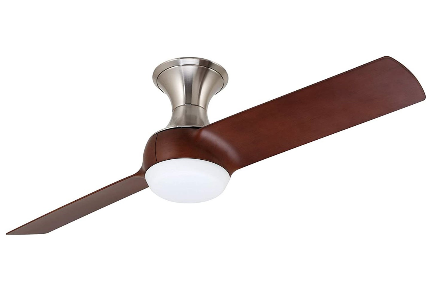 Luminance Brands 54" 2 - Blade LED Flush Mount Ceiling Fan with Remote ...