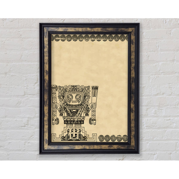 Latitude Vive Mayan Tribal Art - Single Picture Frame Art Prints ...