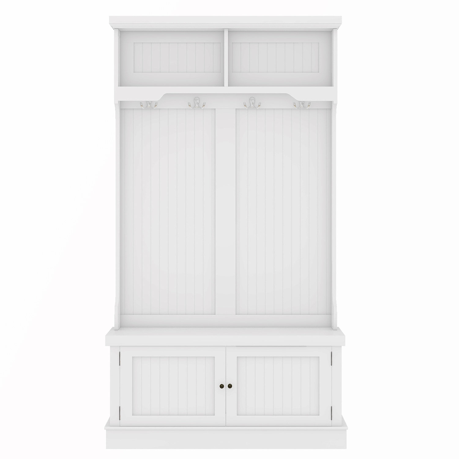 Ebern Designs Entryway Hall Tree with 4 Hooks | Wayfair