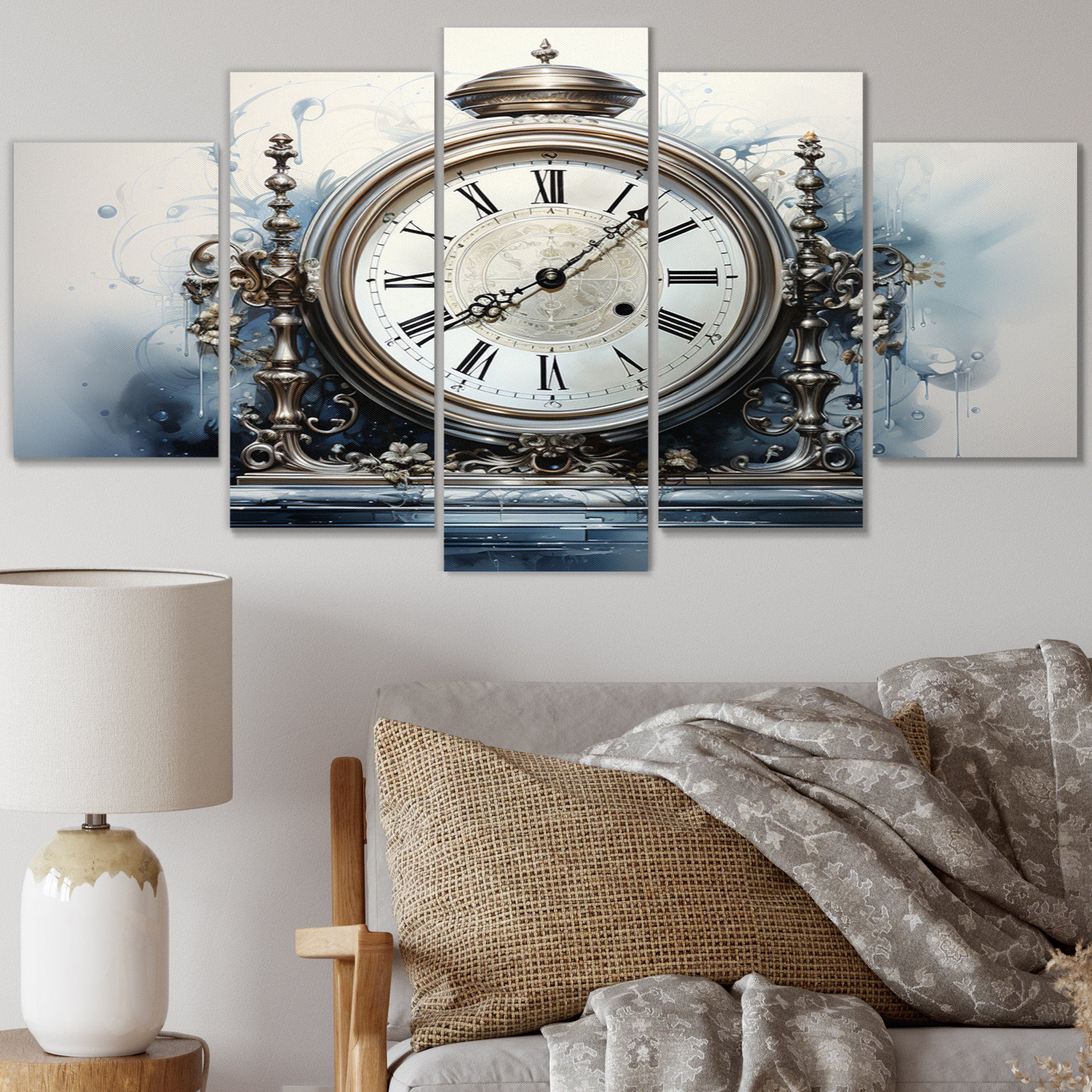 Winston Porter " Clock Timeless Reflections " 5 - Pieces - Wayfair Canada