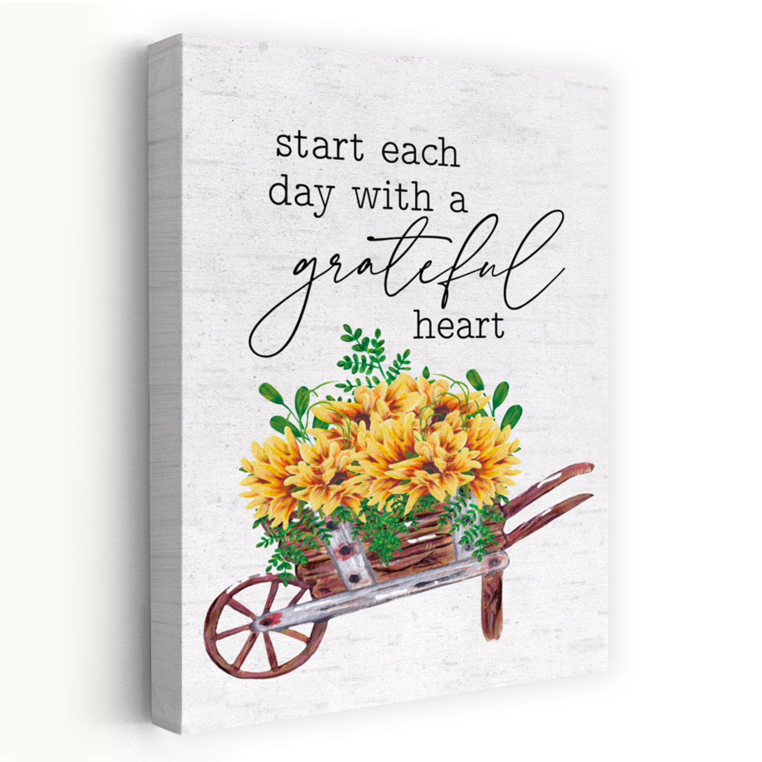 Ophelia & Co. Grateful Heart Contemporary Flower Art - Wayfair Canada