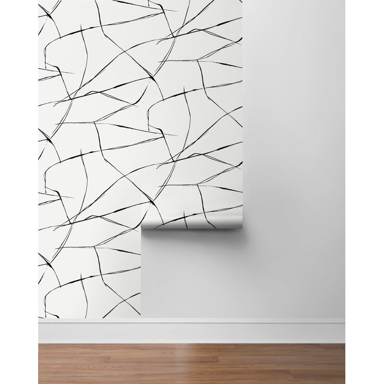 Ivy Bronx Kameren Peel & Stick Abstract Roll & Reviews | Wayfair