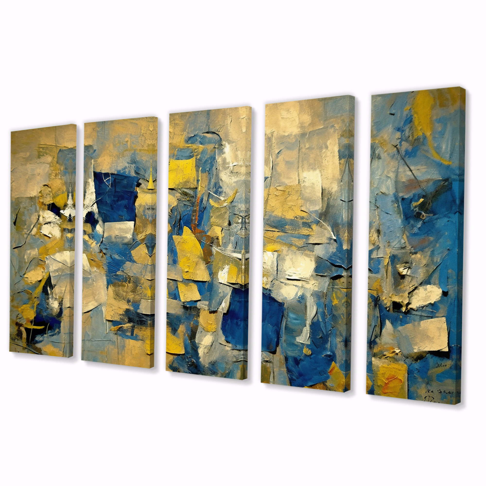 Design Art Retro Southern Sunset Abstract Expressionism I - Abstract ...