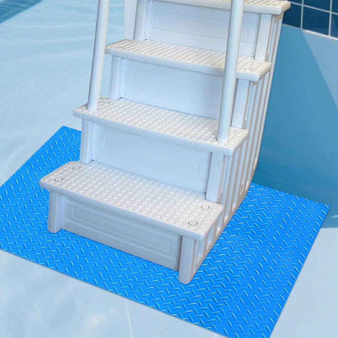 DESIGN SHOP BY SHELL Le sous-tapis de piscine de 45 po x 60 po protège ...