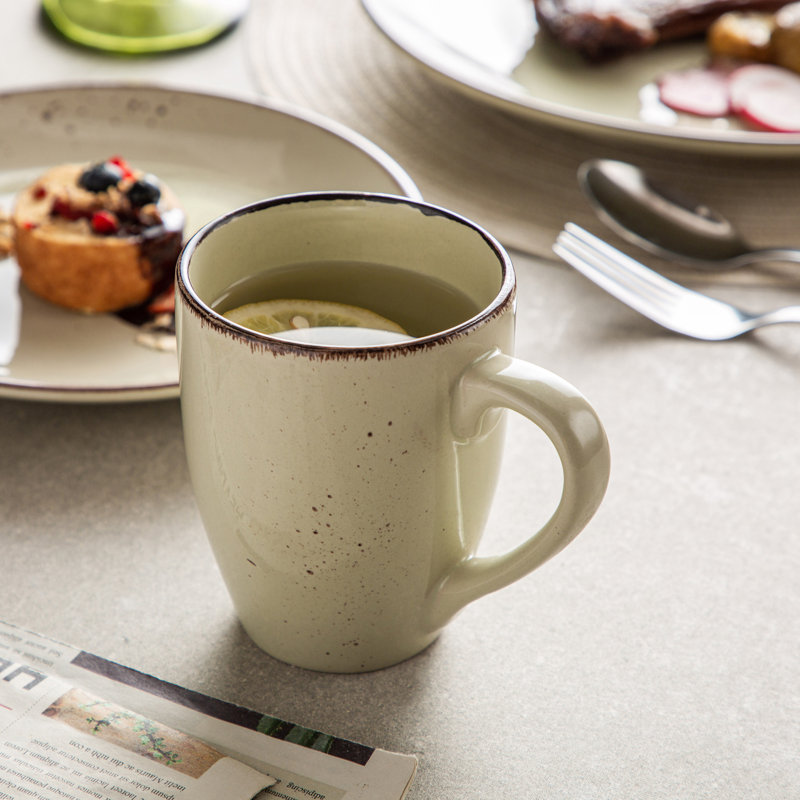 Union Rustic Aagman Stoneware Dinnerware Set - Service for 4 & Reviews ...