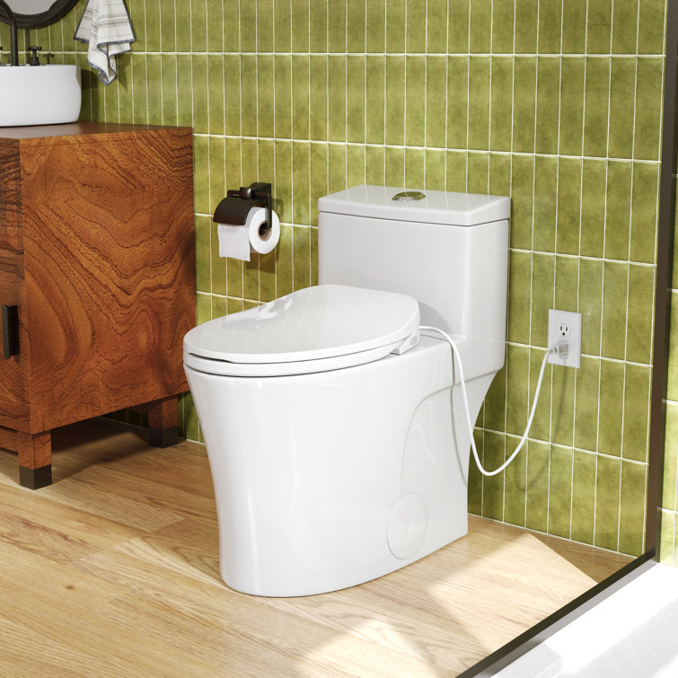 HOROW Elongated Electric Bidet Seat with Heated Water Dryer, Stainless ...