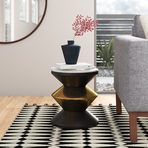 Mercer41 Amonnie Abstract End Table & Reviews | Wayfair