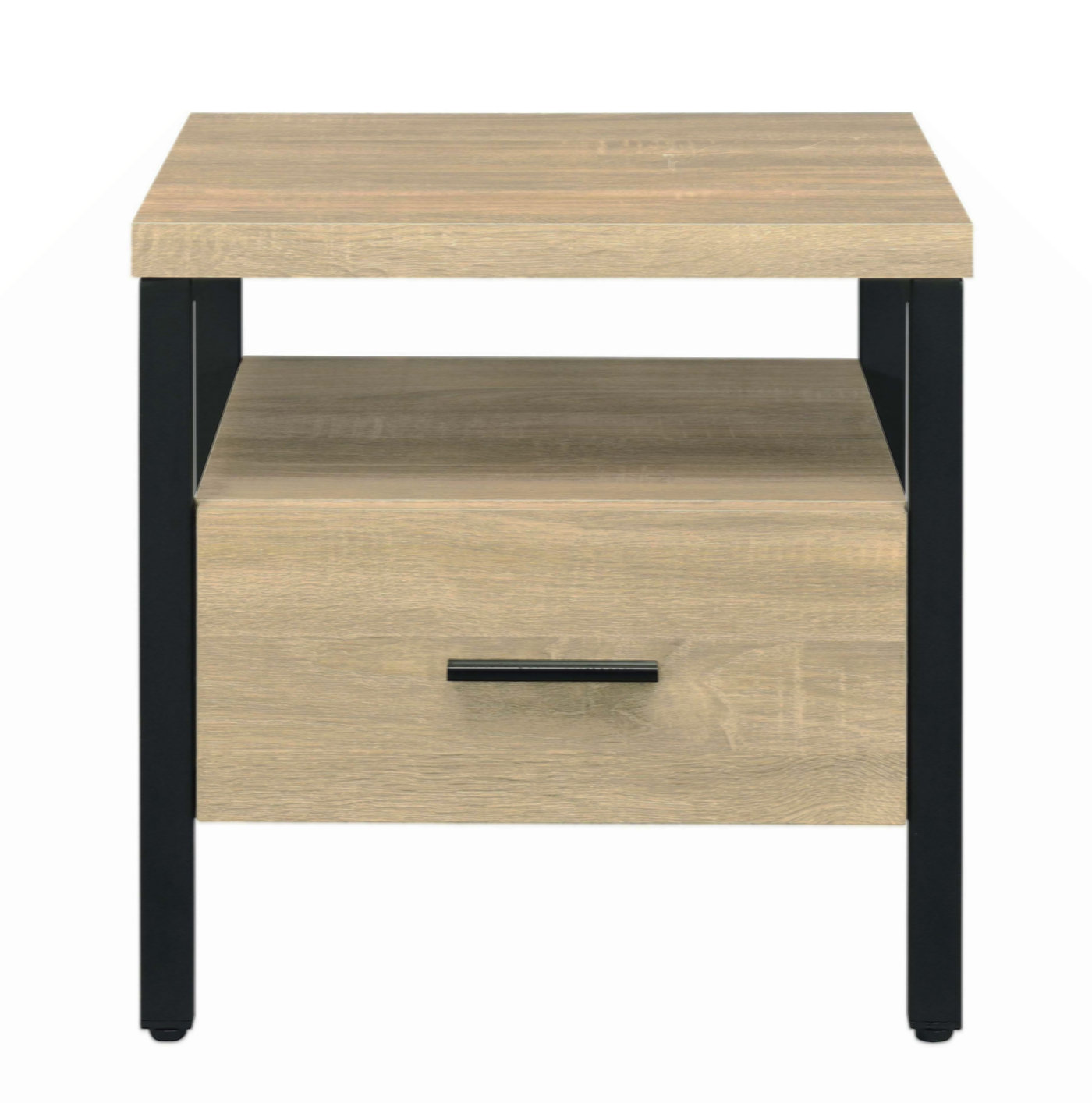Hokku Designs 1-Drawer Accent Table Small Open Accent Table Living Room ...
