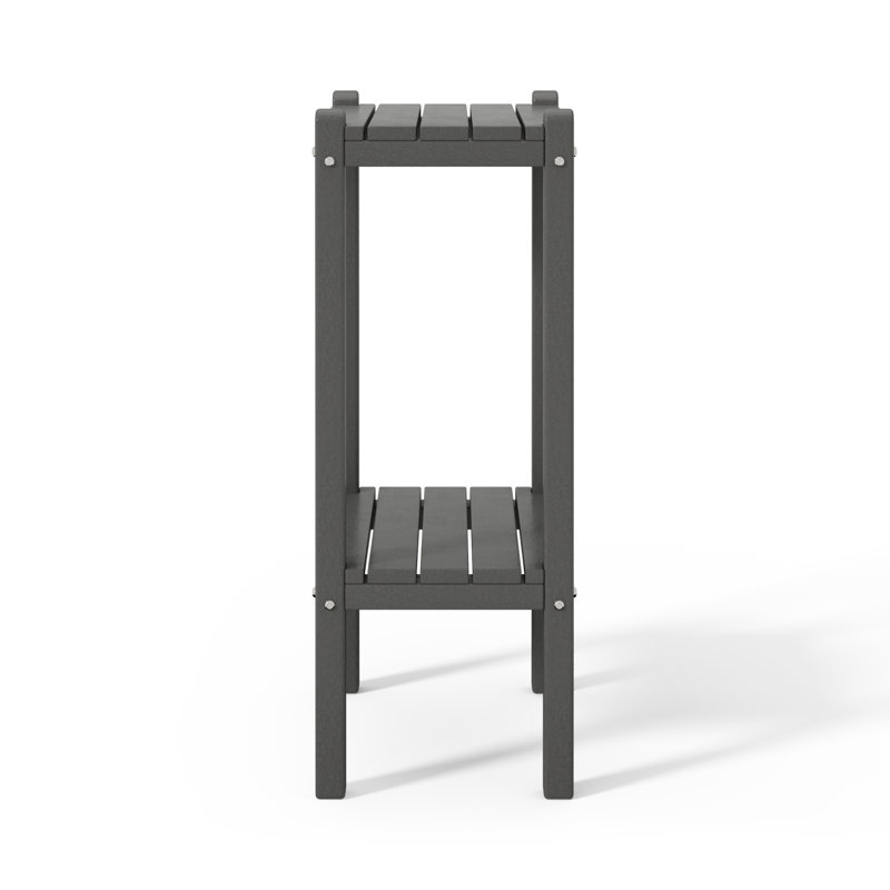 Winston Porter Mkiyah Square 18.45'' L x 18.45'' W Outdoor Side Table ...