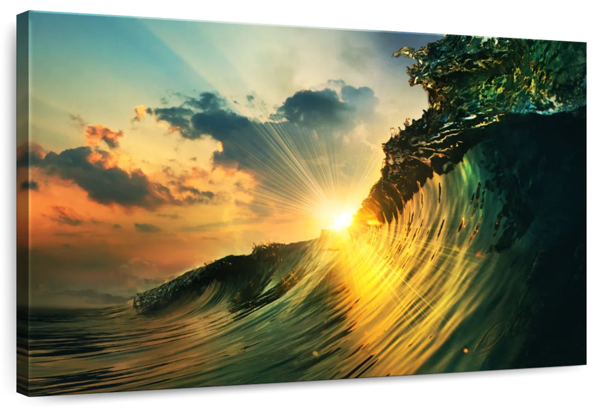 Beachcrest Home™ Gillard Sunlit Wave | Wayfair
