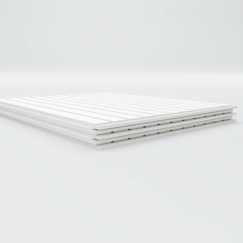 PCI Enterprises 24.25'' H x 94.5'' W x 0.375'' D Expanded Cellular PVC ...